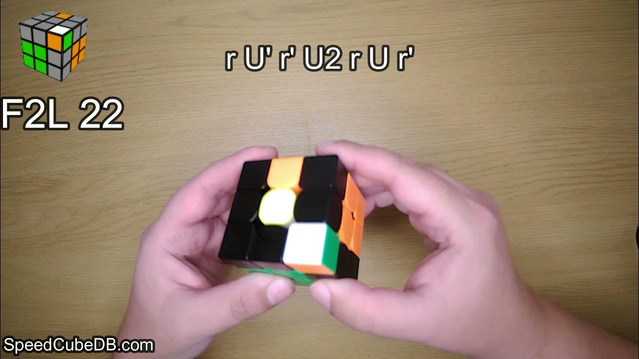 F2L Algorithms, FR Slot - F2L 22 - YouTube