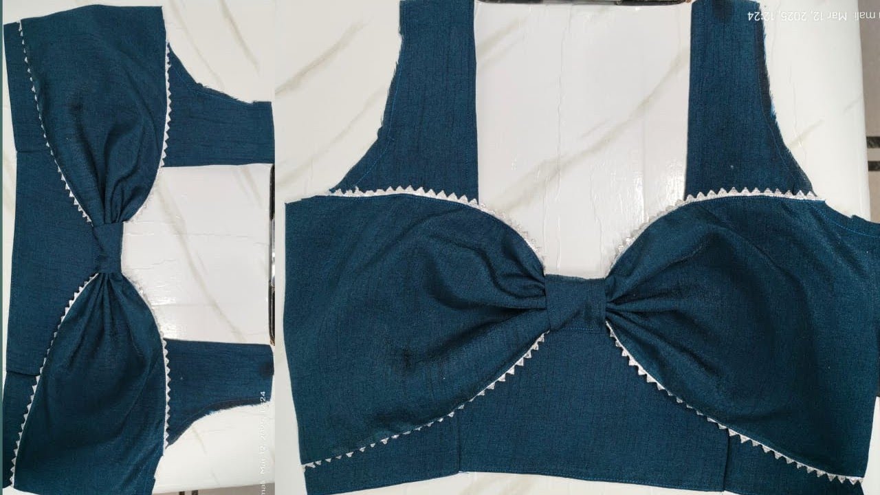 New model blause back neck design cutting and stitching / Designer ...