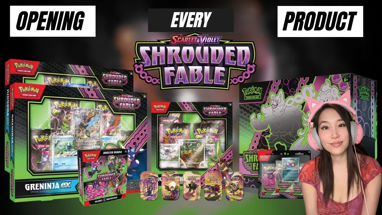 Check Out All The Products for the new Pokemon Set: Shrouded Fable ...