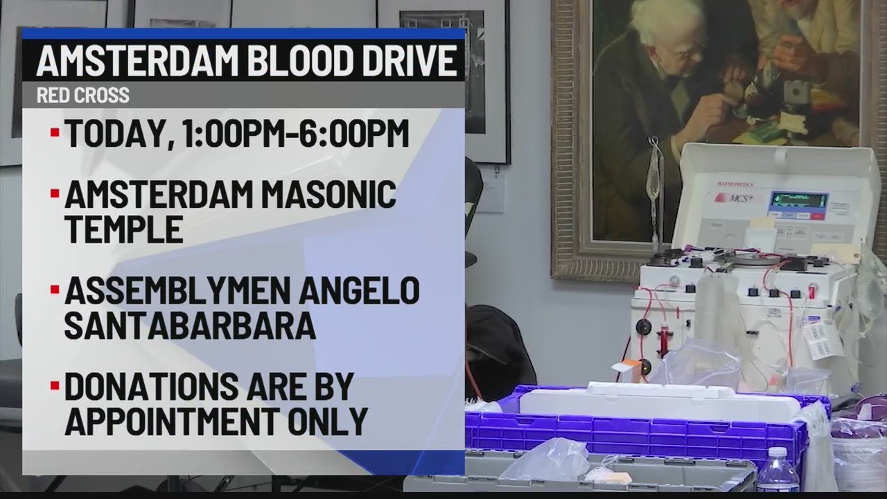 Amsterdam blood drive today - YouTube