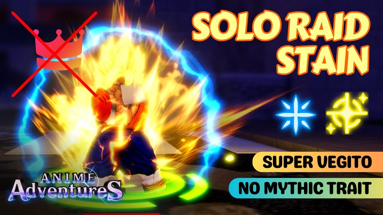 (SUPER VEGITO) Solo RAID STAIN Hero City *No Mythic Trait* in Anime ...