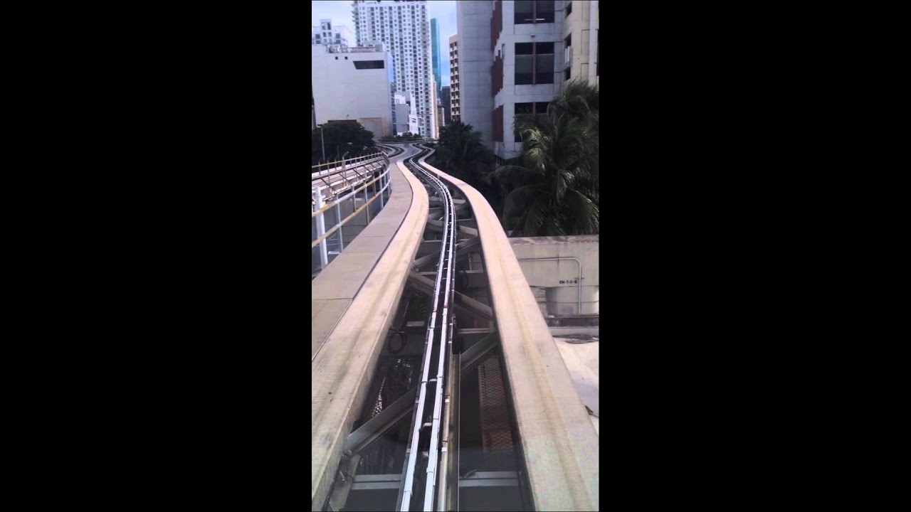 Miami Metromover Omni Loop Southbound Part 1 - YouTube