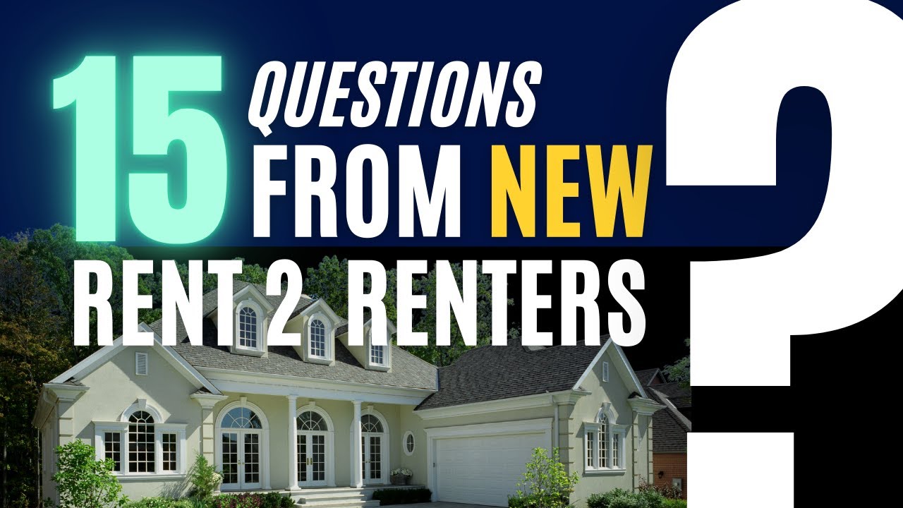 15 Questions from Rent 2 Rent Newbies | Answered by Expert - YouTube