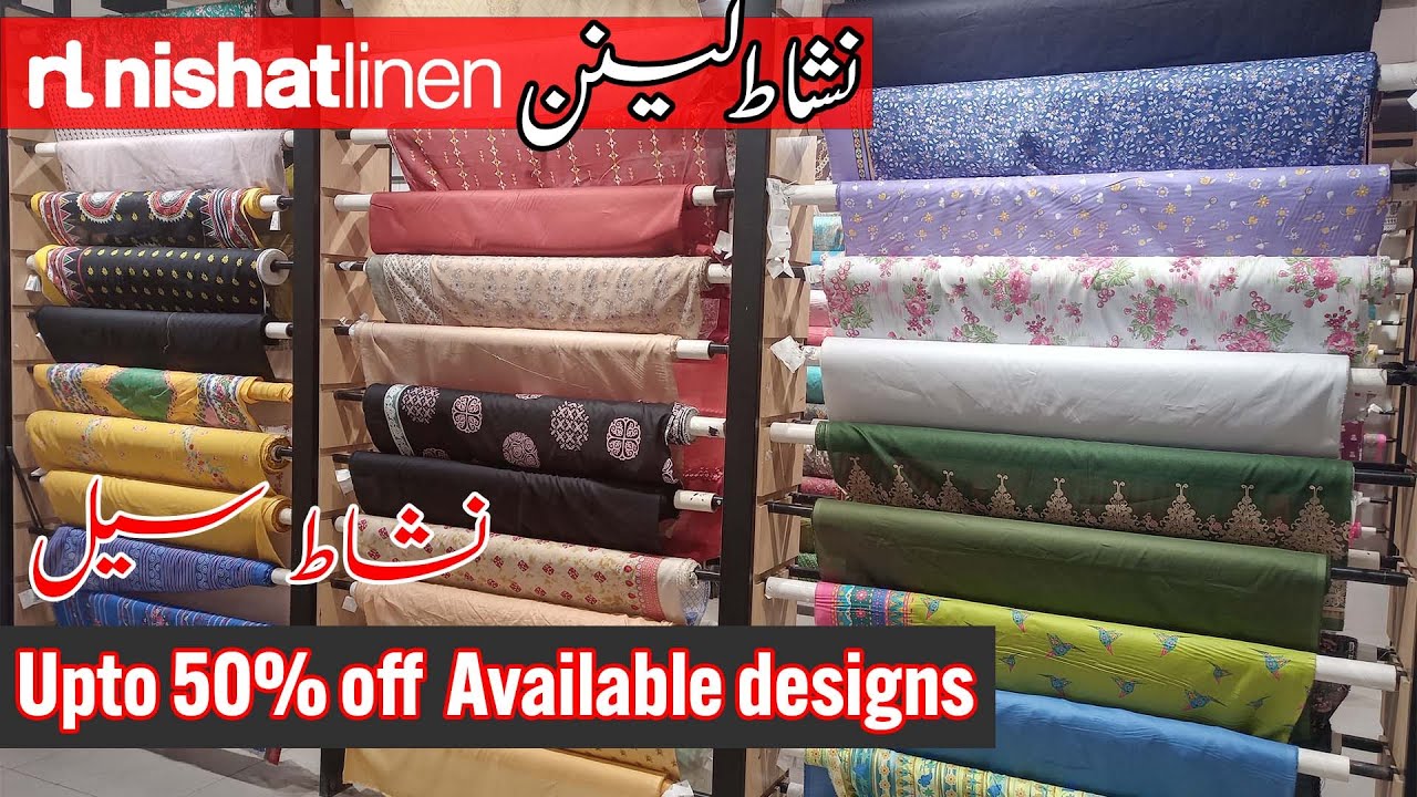 Available Designs of Nishat Linen Season end Sale up to 50% off ...