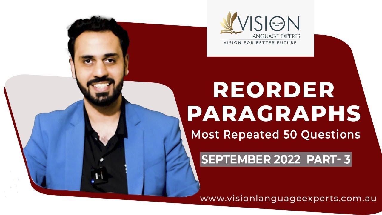 Practice Reorder Paragraph August 2022 | Most Repeated 50 Reorder ...