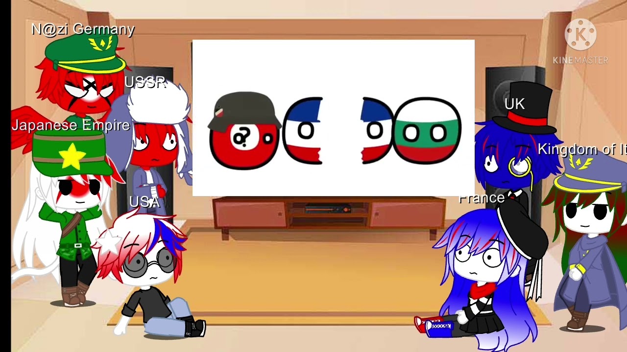 Gacha Club countryhumans react to ww2.exe - YouTube