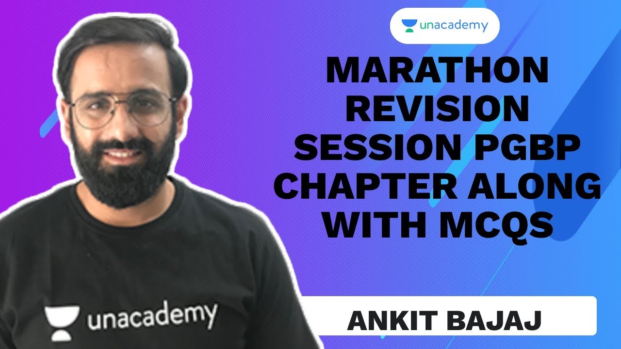 Marathon Revision Session on PGBP Chapter Along with MCQs | Ankit Bajaj ...