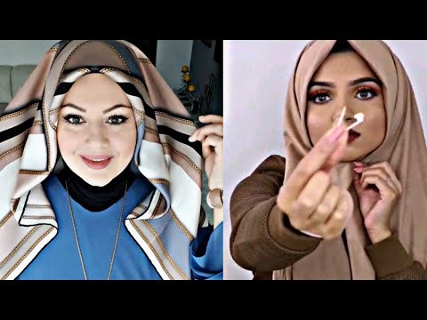 School & University HIJAB Fashion 2018, Quick & Easy Hijab Styles