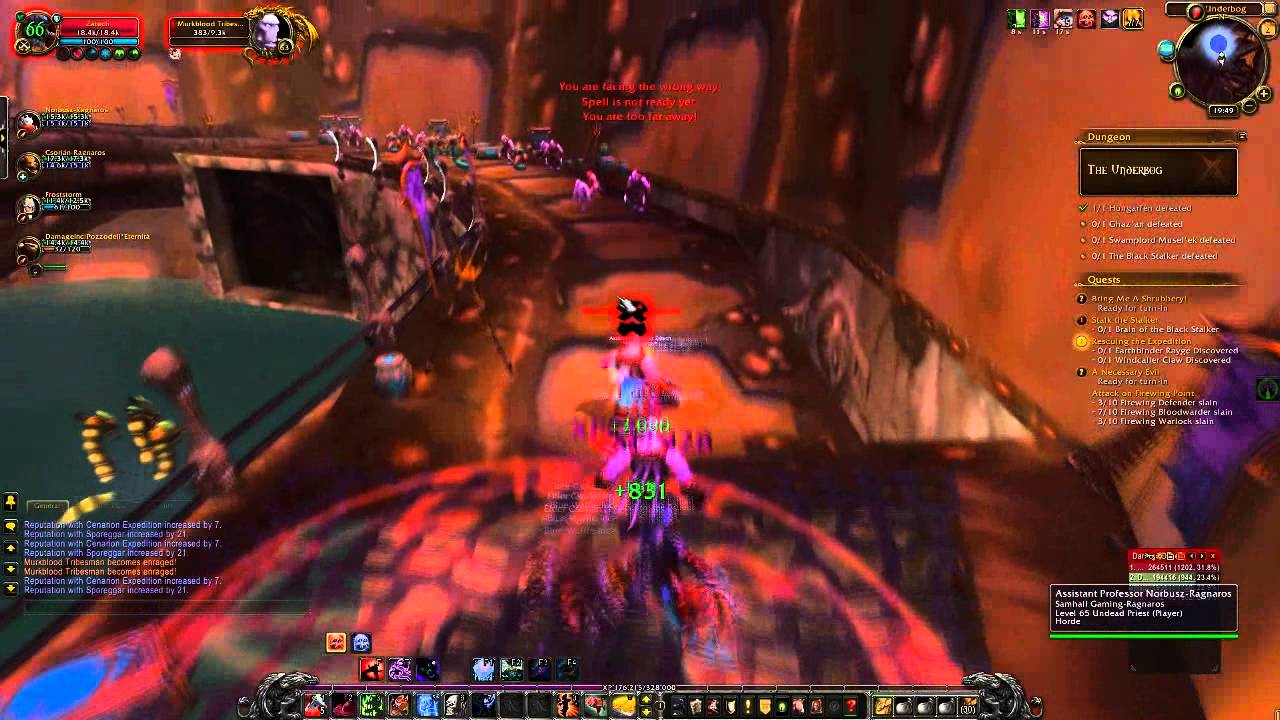 How to Complete [The Underbog Dungeon] + All Quests In World Of ...