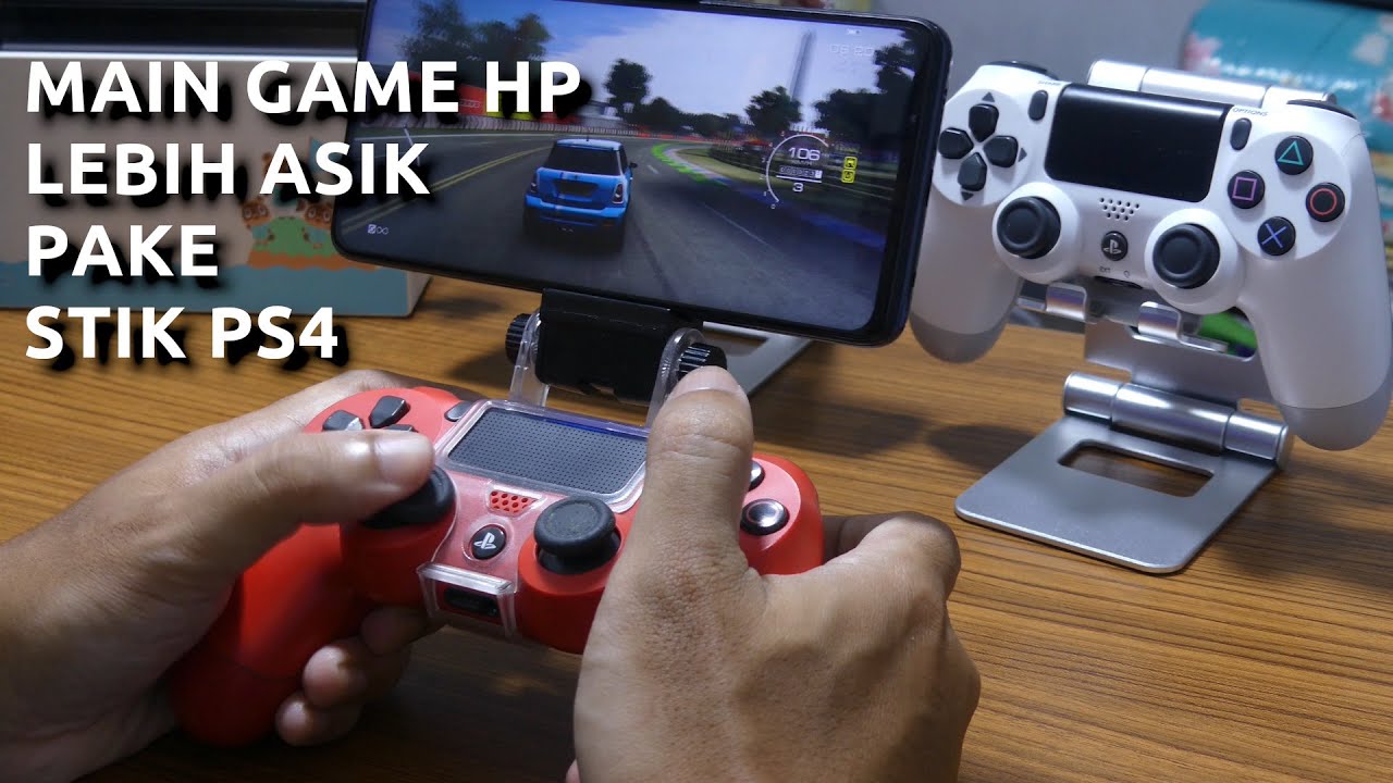 Cara Pakai Stik PS4 Di Android - Cara Stik PS4 Ke Android - YouTube