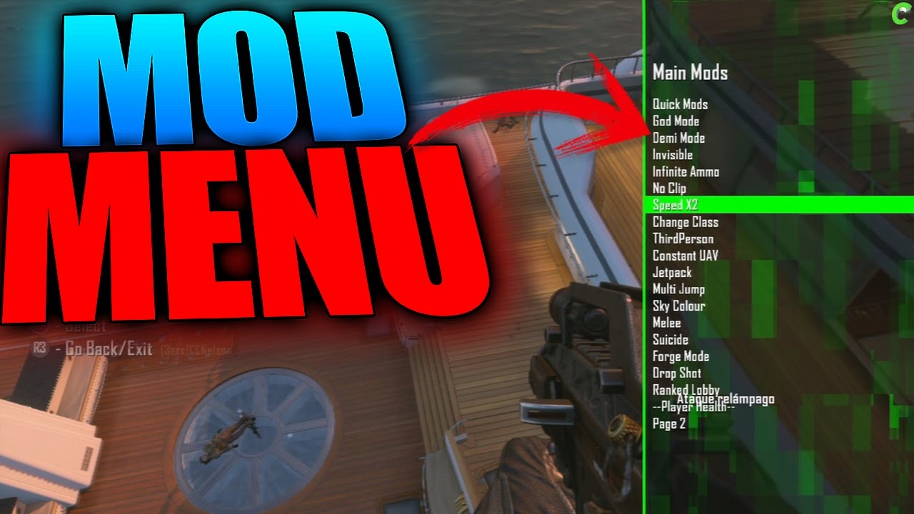 NUEVO MOD MENU para BLACK OPS 2 "JR JS V.7" +DESCARGA & ANTIBANS BO2 ...