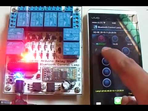 Bluetooth Control Lamp Arduino - YouTube