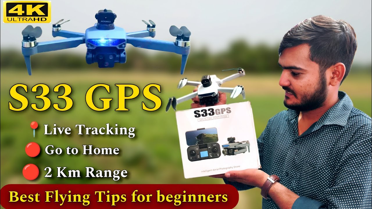 S33 GPS Drone उड़ाना सीखें | Full Flying Guide & Review in Hindi | How ...