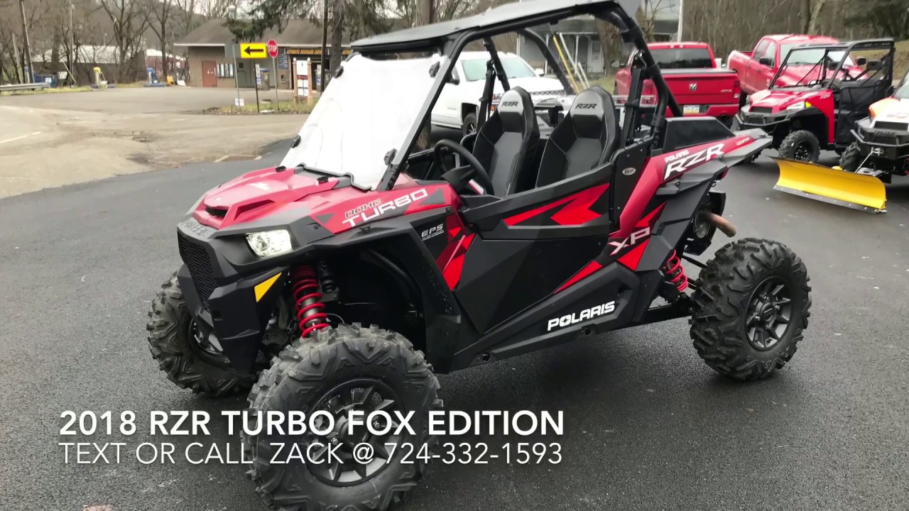 2018 RZR Turbo Fox Edition - YouTube