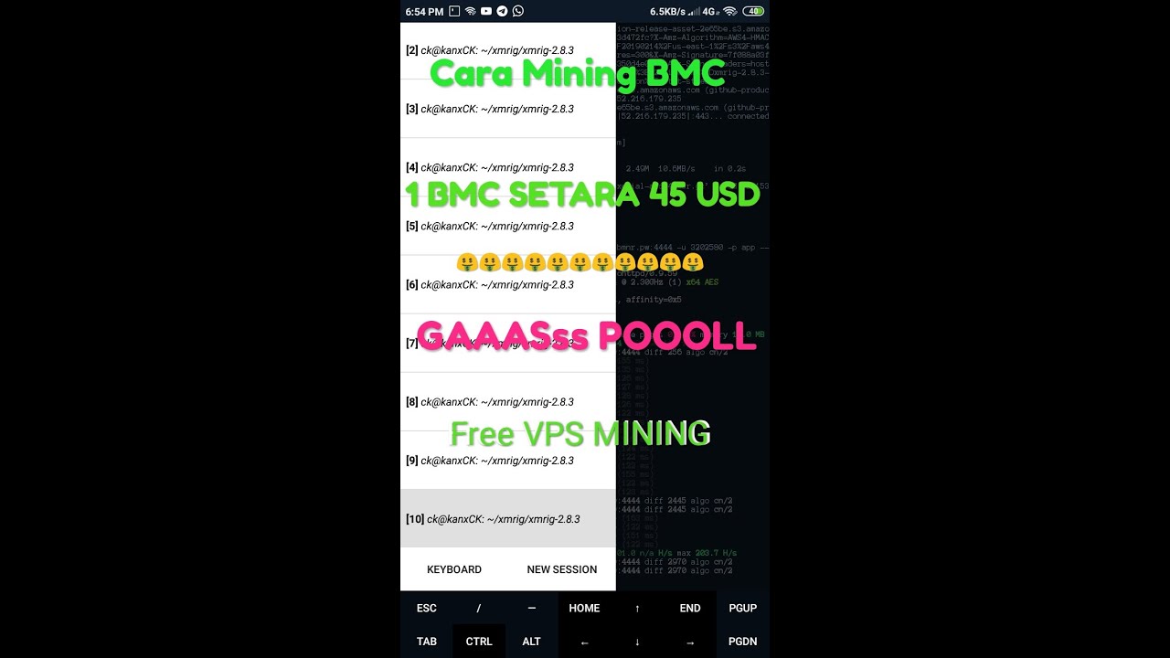Cara mining di #browsermine/bmc menggunakan #vps #termux dan #browser - YouTube