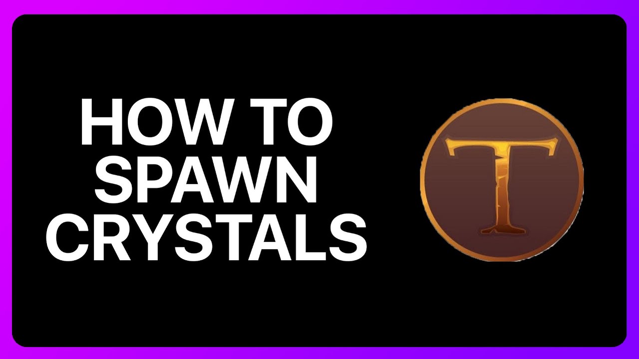 How To Spawn Crystals In A Township Tale Tutorial - YouTube