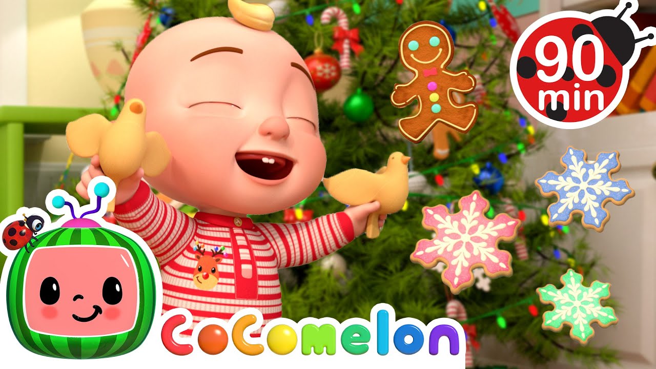 12 Days of Christmas with CoComelon! 🎅 | CoComelon Nursery Rhymes and ...