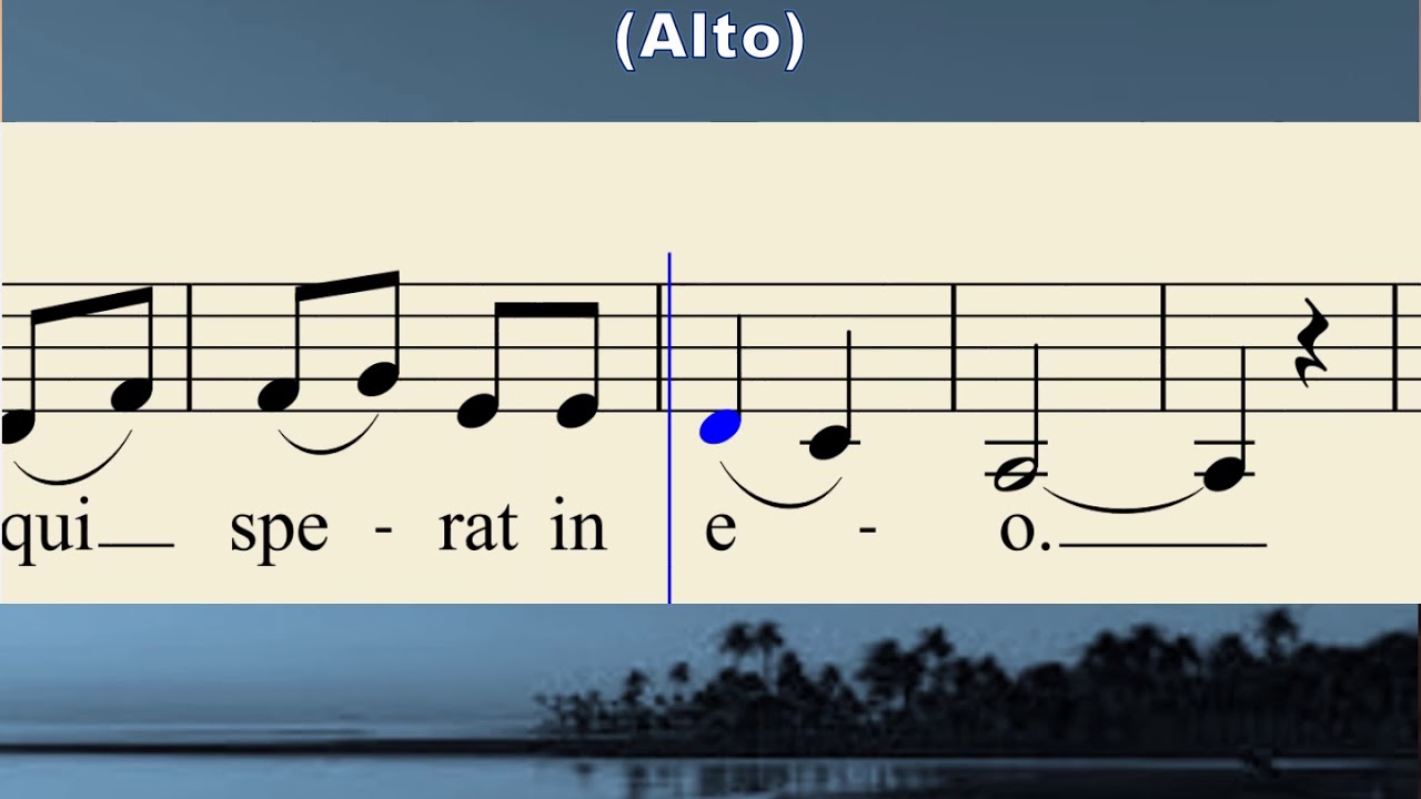 O52b Gustate Et Videte (Alto) - for MCChoir - YouTube