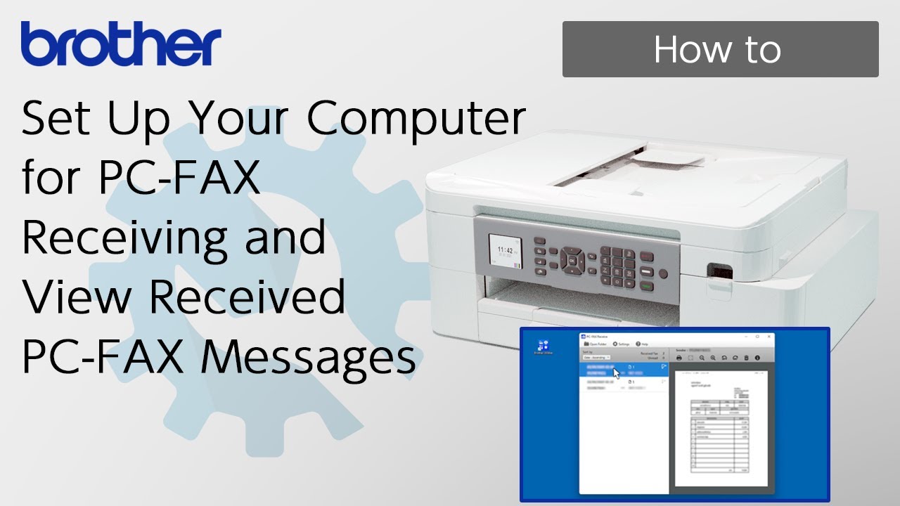 Set Up Your Computer for PC-FAX Receiving and View Received PC-FAX ...