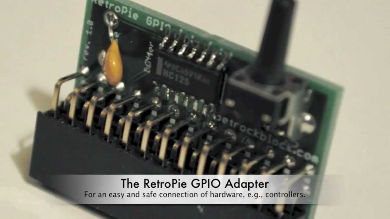 RetroPie GPIO Adapter - YouTube