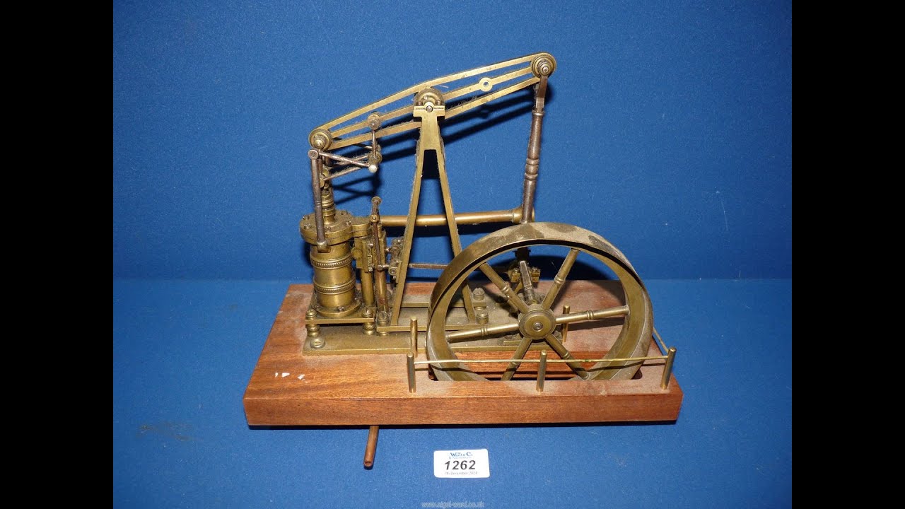 Lot 1262 Model Beam Engine, 7th December 2024 - YouTube