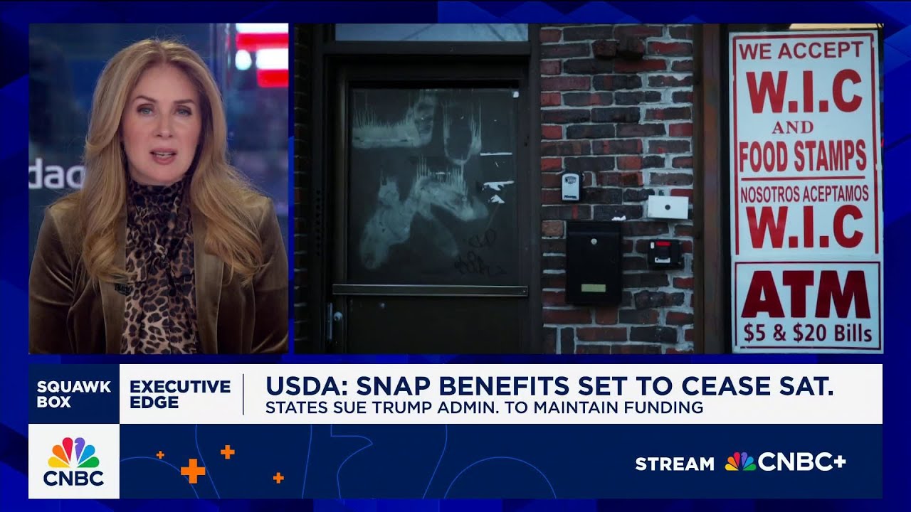 USDA: SNAP benefits set to cease Saturday - YouTube