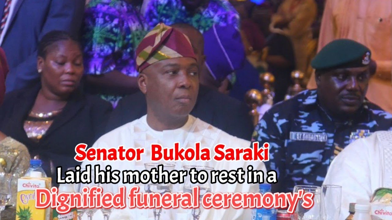 Senator Bukola Saraki Laid his mother to rest in a dignified funeral ...