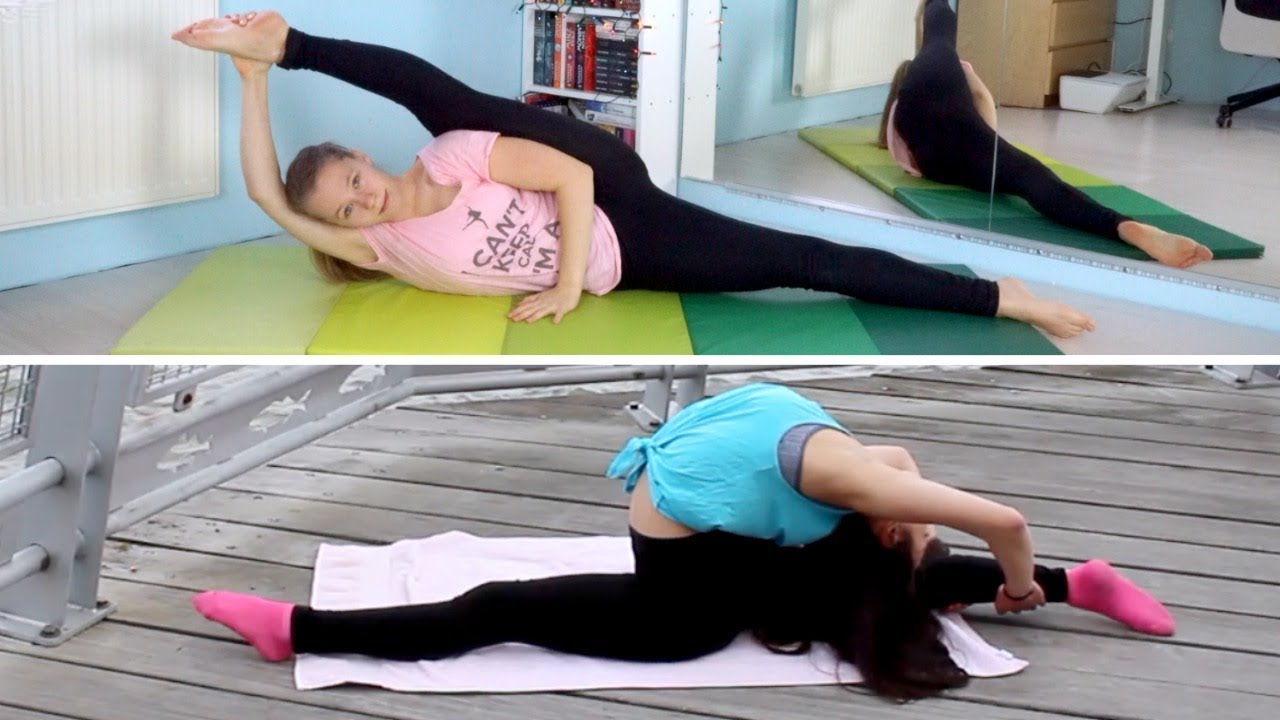 How to be MORE FLEXIBLE for Dance and Gymnastic | Effective LEGS & BACK ...