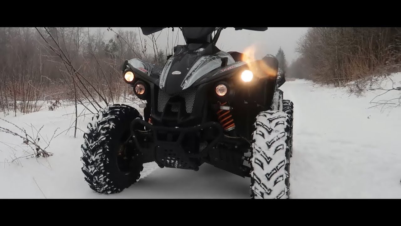 Aventura cu ATV-ul prin muntii Aninei iarna | Exploring with Daniel ...
