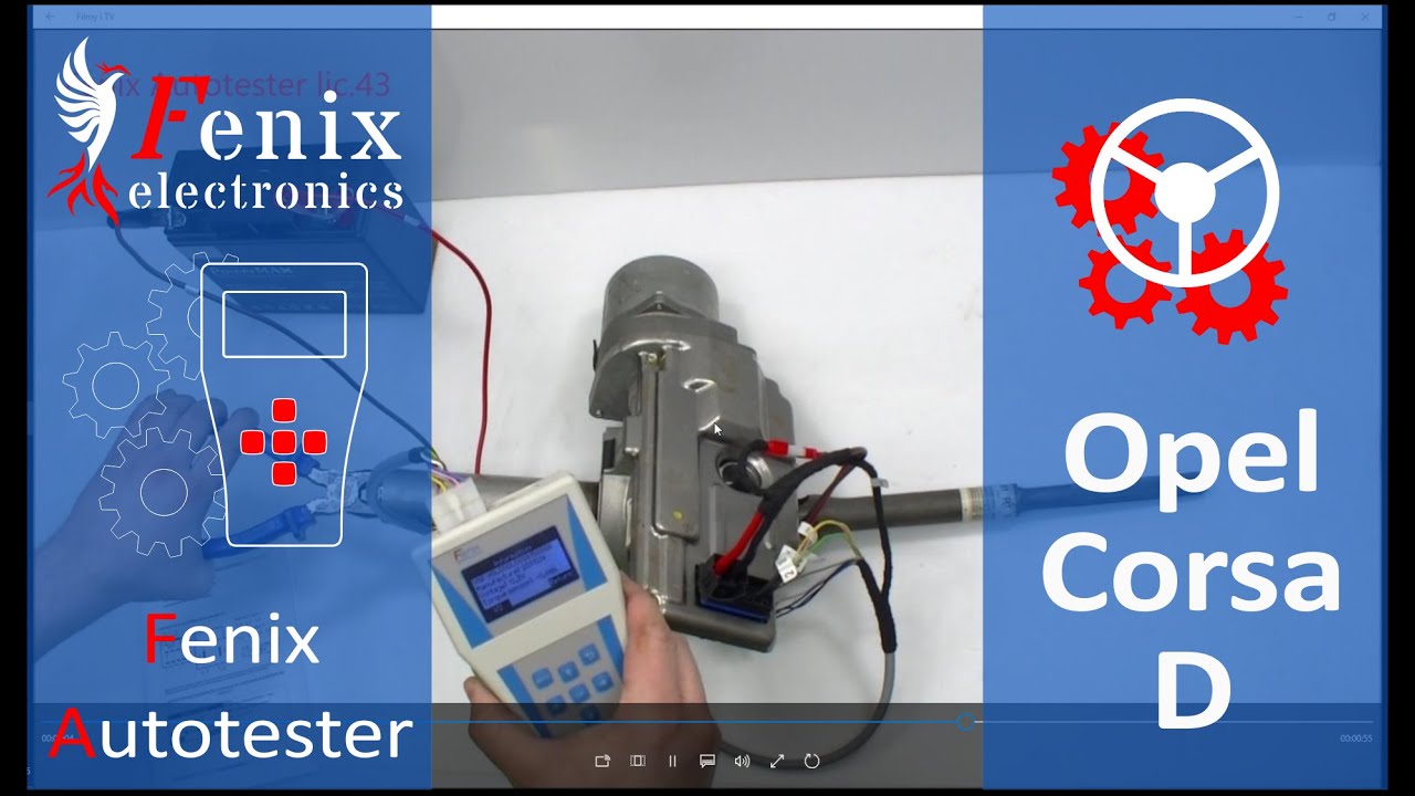 Test przekładni kierowniczej- Steering rack test Opel Corsa D - YouTube