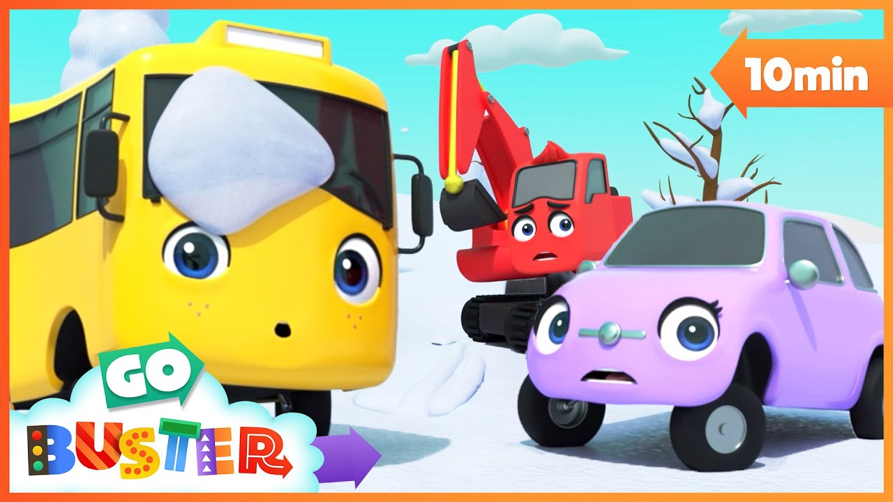 Snowball Showdown! ️⛄ Buster & Bandit Team Up | Sing Along with Buster ...