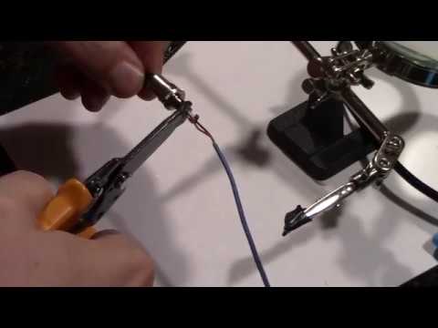 Male Barrel Connector Soldering Tutorial - YouTube