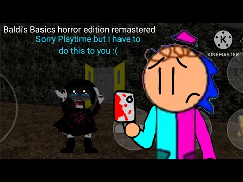 I stab Playtime & crying screaming | Baldi's Basics Horror Edition ...