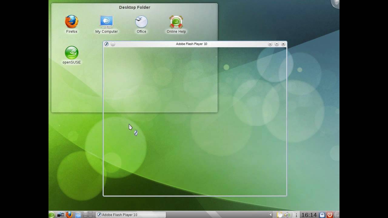 Operating System - OpenSUSE 11.3 KDE - YouTube