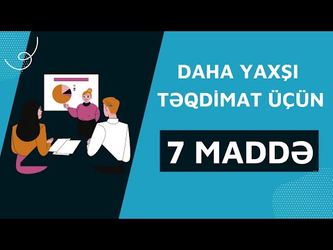 TƏQDİMATLARINIZI DAHA YAXŞI HAZIRLAYIN - Şəxsi İnkişaf