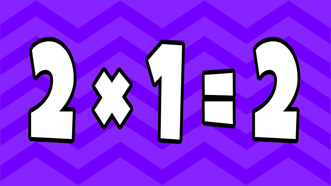 Table of 2 | 2×1=2 | Multiplication | Table of two | Multiplication ...