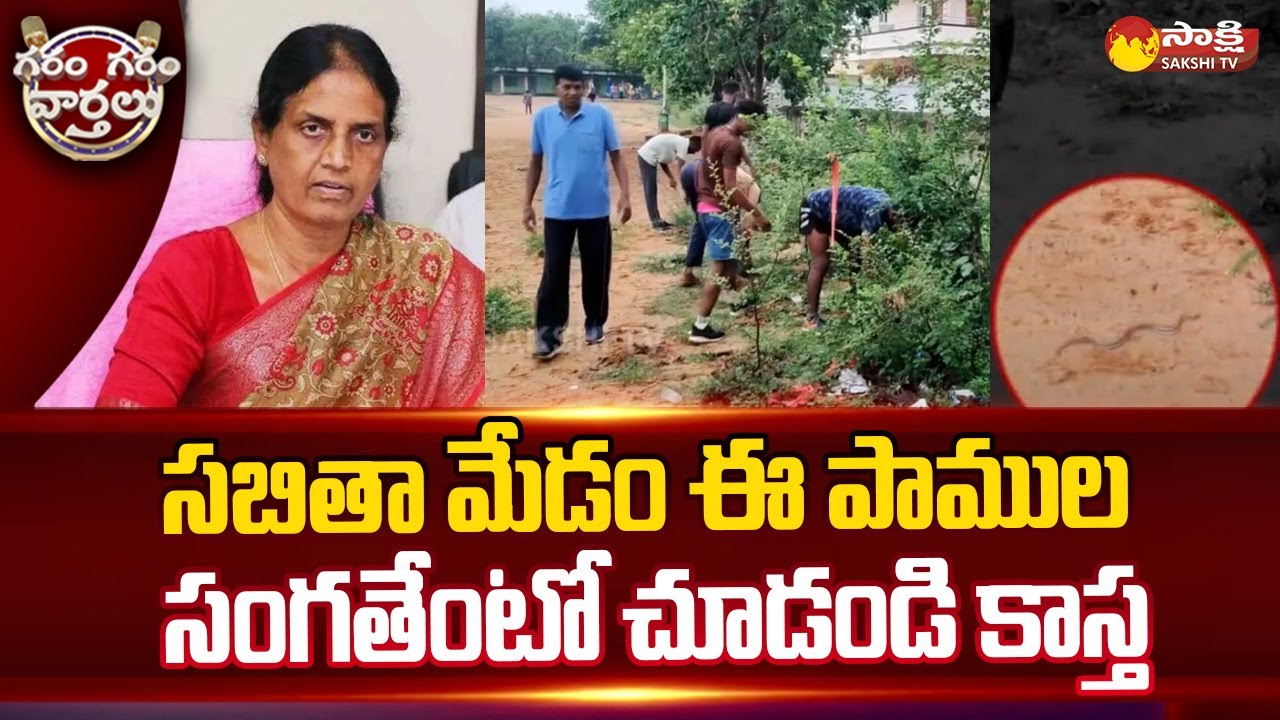 Sneke in Chennur High school Ground At Mancherial District | Garam ...