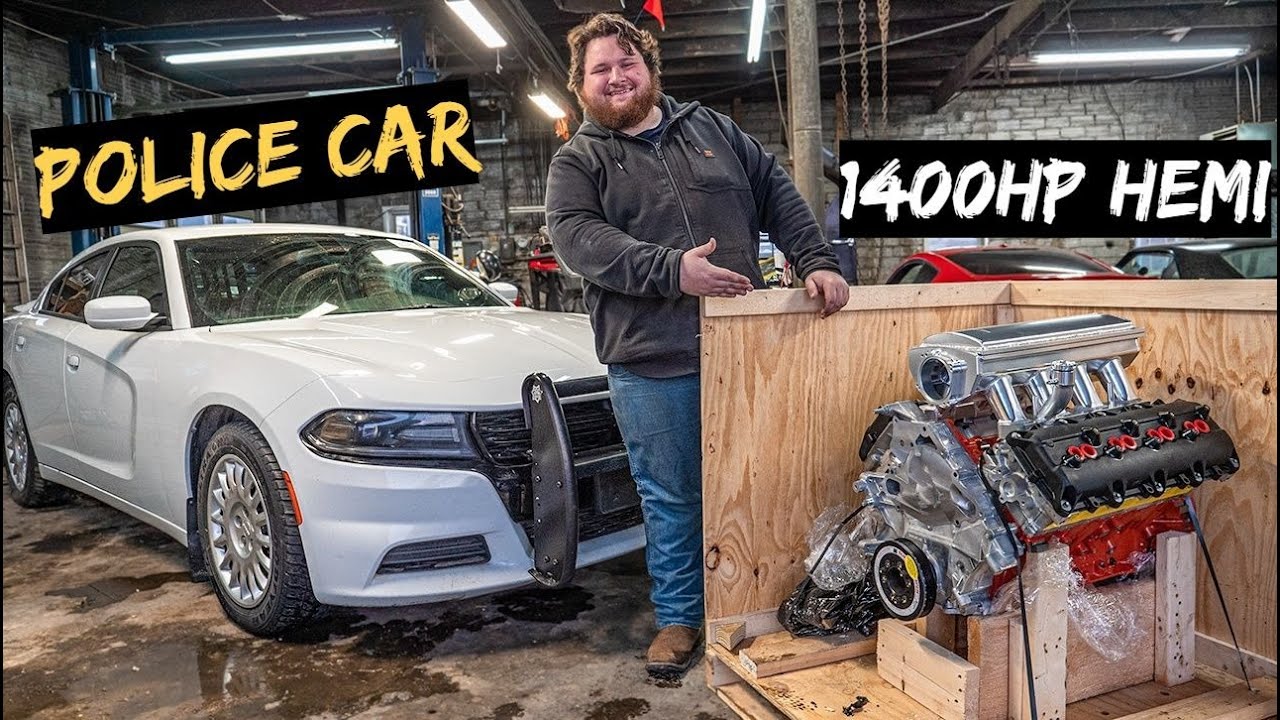 I got a 1400HP Engine for the Police Car - YouTube