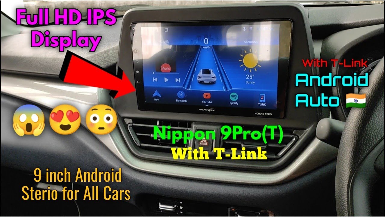 9 Inch Car Android Player | NIPPON NDROID 9PRO(T) with T-Link Android ...