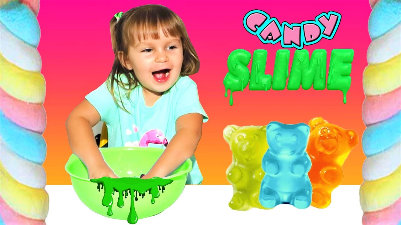 Erin Makes Edible Candy Slime - YouTube