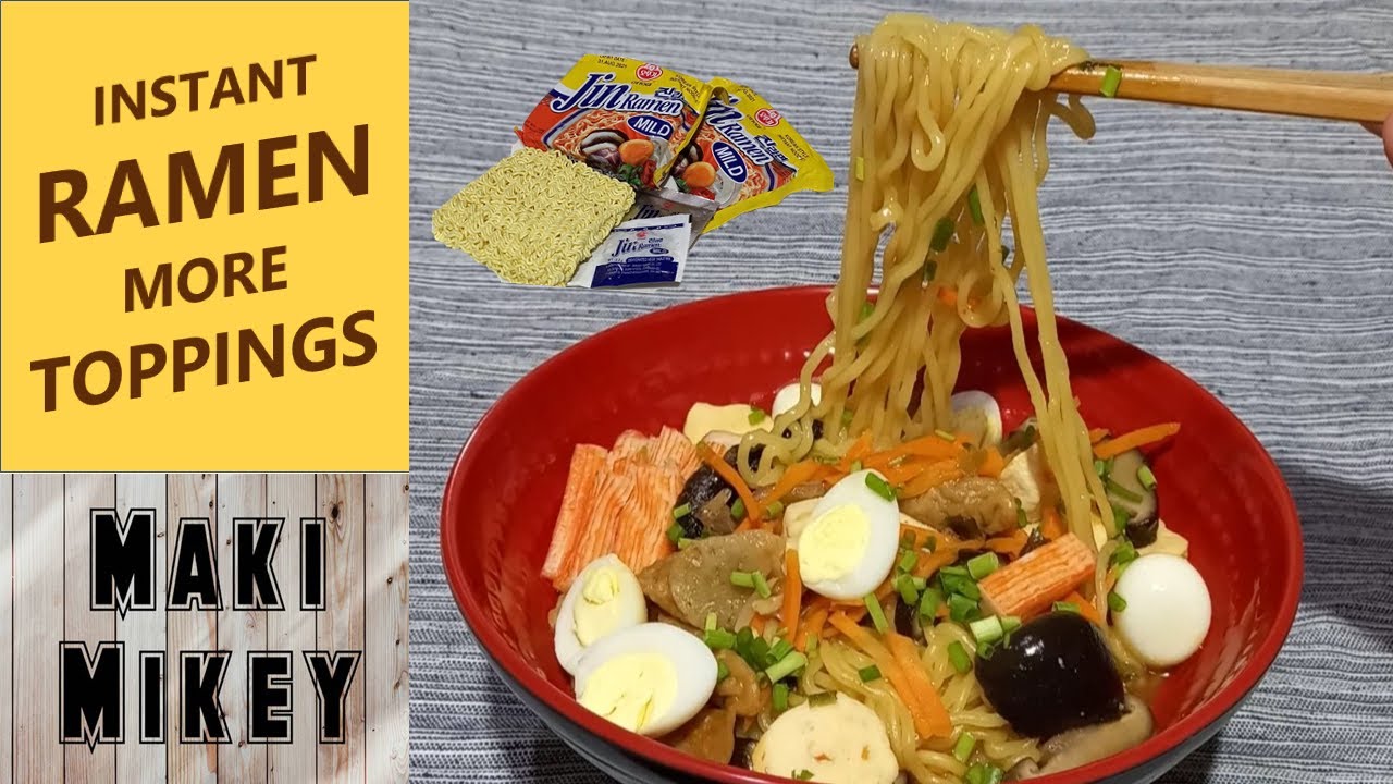INSTANT RAMEN - Kikiam, Fish Balls, Itlog ng Pugo - EASY to COOK │ MAKI ...