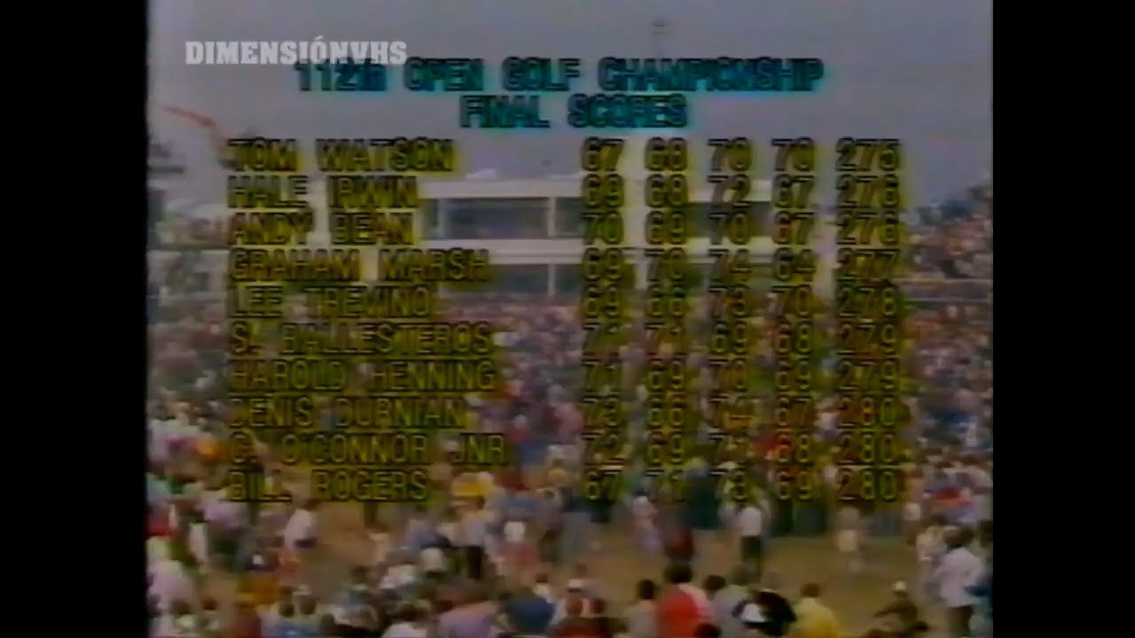 British Open Golf (1983) Con Severiano Ballesteros - TVE2 - YouTube