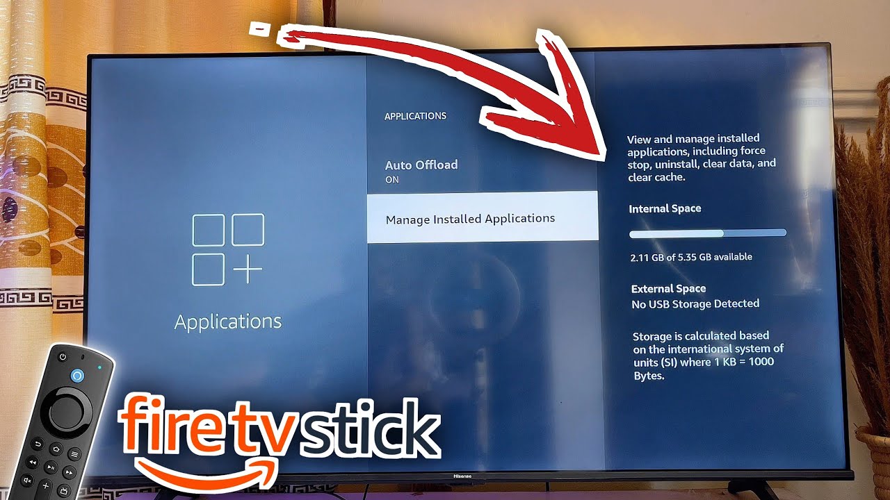 How to Free Up Storage Space on Fire TV Stick - Fix Low Storage Problem ...