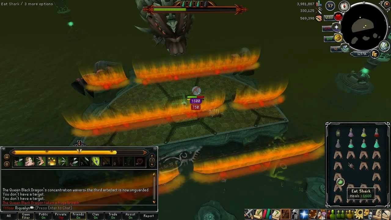 Runescape - Easy Royal Crossbow at Queen Black Dragon - YouTube