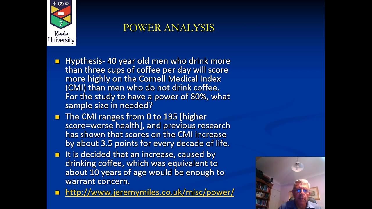 Power calculation and effect size - YouTube