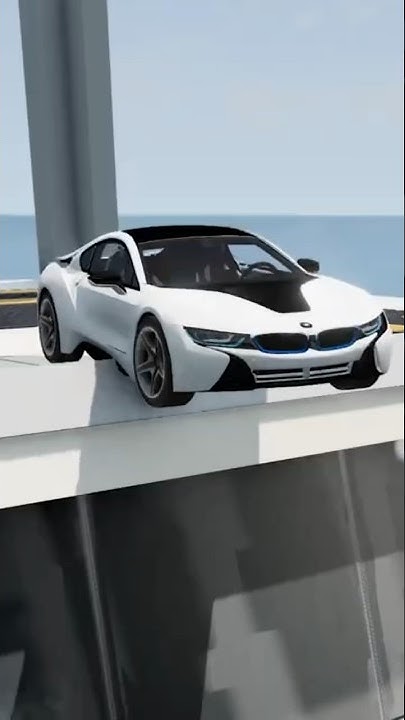 BMW i8 vs Trampoline - BeamNG Animations #beamng #beamngdrive #beamngcrashes #trampoline #bmwi8 ...