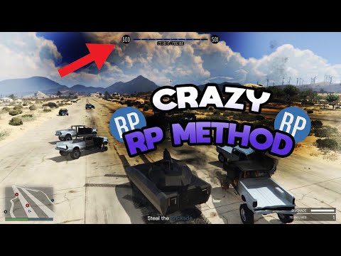 *INSANE* NEW GTA 5 RP METHOD LEVEL UP FAST IN GTA ONLINE - YouTube