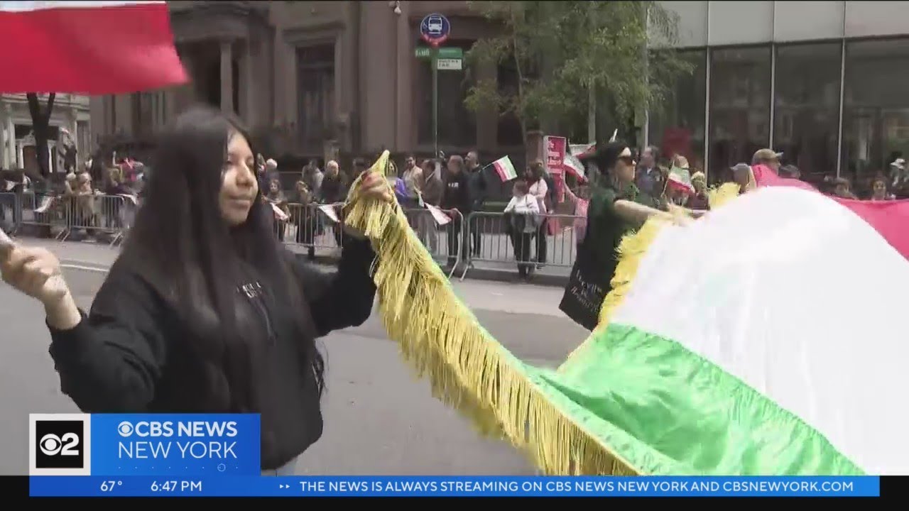Iranian pride on display at Persian Parade on Madison Avenue - YouTube