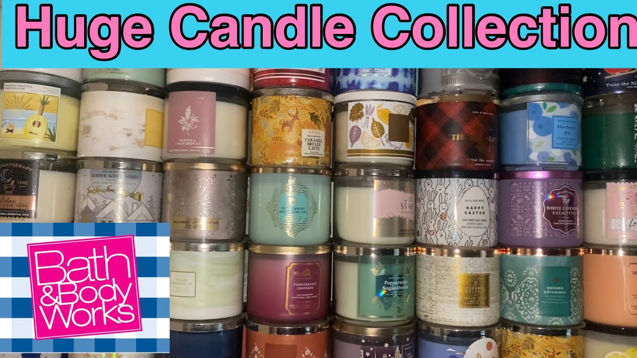 BATH & BODY WORKS 3 WICK CANDLE COLLECTION - YouTube