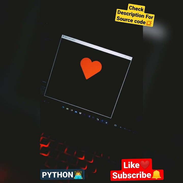 💖amazing Heart Shape🤩 😍design💥 🏻 Using Python Programming👨‍💻shorts Coderrd Youtube 